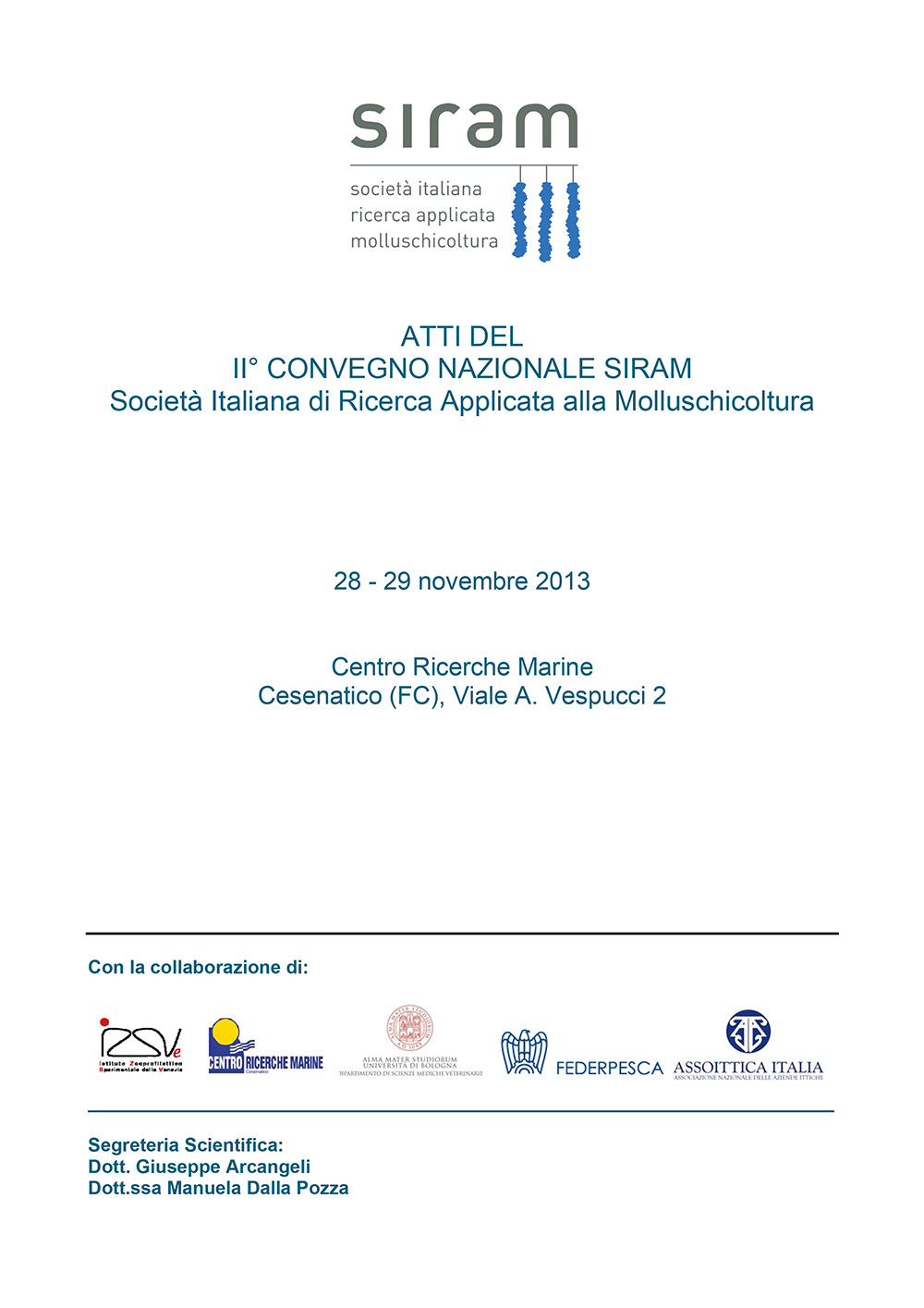 Atti dei convegni SIRAM